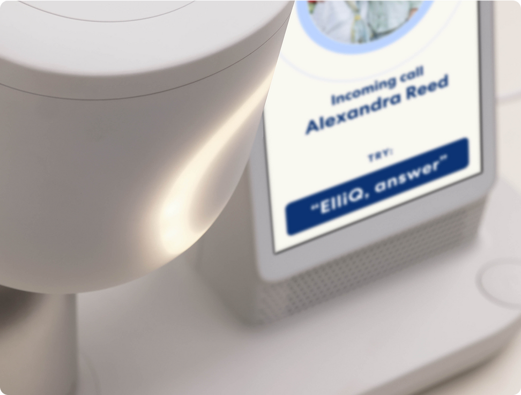 ElliQ | Companion Robot for Seniors, Older Adults & Aging Loved Ones